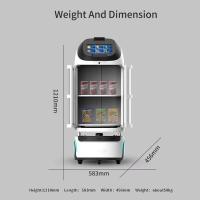 China Black Robot Cotton Candy Vending Machine Avoidance Autonomous And Mobile Robotics for sale