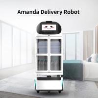 China Humanoid AI Remote Control Robot Delivery Food Gym Library Room for sale