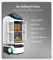 China Humanoid AI Remote Control Robot Delivery Food Gym Library Room for sale