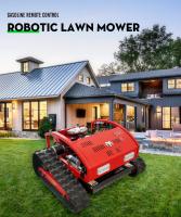 China Cutting Grass Mowing Robot 0.82 Acres Remote Control Mower 30mm Height for sale