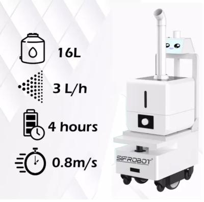 China Automatic 16L Robots Disinfecting Hospital Rooms Dry Disinfectant Liquid For Fog Machine for sale