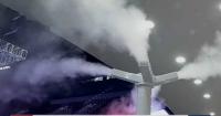 China Ultra Disinfectant Spray Robot 3000ml/H Spray 3L/H Fog Machine Sanitizer for sale