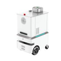 China AGV Autonomous Uvc Mobile Robot 5m H2o2 Fog Sanitizer Machine for sale