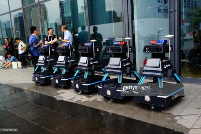 China Autonomous Security Patrol Robot 48v 8h Mobile Surveillance for sale