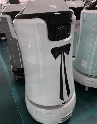 China Canned Drinks Hotel Delivery Robot 6-8h Mobile Food Delivery Robot for sale