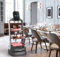 China Intelligent Takeaway Delivery Robot Food WIFI 4G Bluetooth Transport Mobile Device for sale