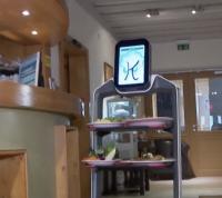 China Intelligent Takeaway Delivery Robot Food WIFI 4G Bluetooth Transport Mobile Device for sale