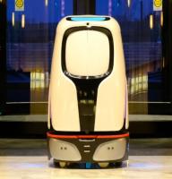 China Contactless Smart Service Robot 50kg Load Hotel Autonomous Delivery Robot for sale