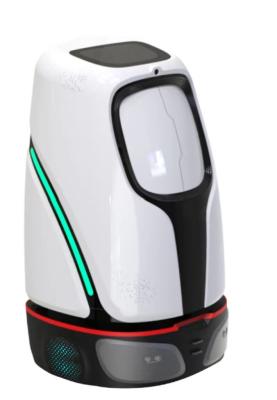 China 50kg Net Advertising Robot Shopping Delivery Service Self Driving Delivery Robot for sale