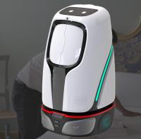 China Large Screen Smart Service Robot 40cm 50kg Load Autonomous Food Delivery Robot for sale