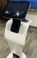 China Speak Sing Smart Service Robot 101H X 43W X 52 Entertainment White Delivery Robot for sale