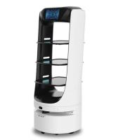 China Android 5.1 Restaurant Service Robot 500mm/High BBQ Meal Delivery Robot for sale