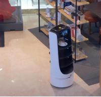 China Android 5.1 System Restaurant Service Robot Map Construction Delivery Robot Food for sale