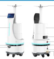 China Route Disinfectant Spray Robot Android 5.1 Hydrogen Peroxide Robot for sale