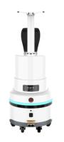 China Battery Autonomous Uvc Mobile Robots Disinfecting Hospital Rooms 1024X600 Screen for sale