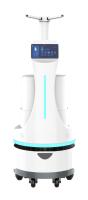China Battery Autonomous Uvc Mobile Robots Disinfecting Hospital Rooms 1024X600 Screen for sale