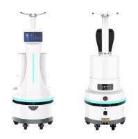 China Battery Autonomous Uvc Mobile Robots Disinfecting Hospital Rooms 1024X600 Screen for sale