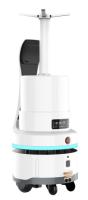 China Android 5.1 Disinfection Spray Robot IPS Screen Autonomous Delivery Robot Project for sale