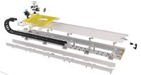China HP64 Heavy Duty Robot Tracks 350kg/M Horizontal Rack And Pinion Rail for sale