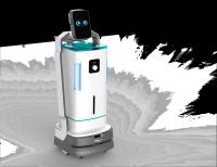 China Hydrogen Peroxide Disinfectant Spray Robot Automatic Movement For Mall for sale
