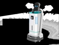 China Hydrogen Peroxide Disinfectant Spray Robot Automatic Movement For Mall for sale