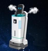 China 15L IPS Screen Smart Service Robot Hydrogen Peroxide Disinfection Spray Robot for sale