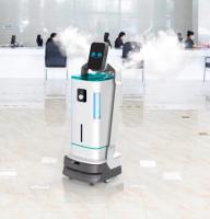 China 15L IPS Screen Smart Service Robot Hydrogen Peroxide Disinfection Spray Robot for sale