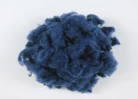 China Indigo Blue Recycled Polyester Staple Fiber 3D 32mm for Geotextile for sale