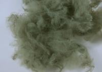 China Dope Dyed Army Green Polyester Staple Fiber 1.5D-15D for Carpet for sale