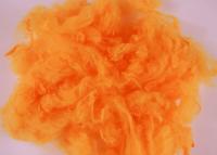 China Dope Dyed Recycled Polyester Staple Fiber Anti Distortion For Cloth Interlining for sale