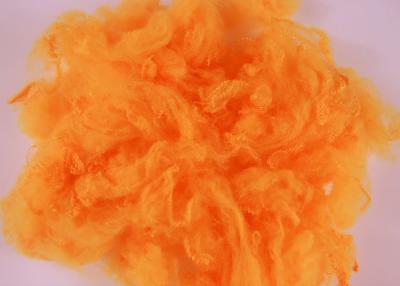 China Dope Dyed Recycled Polyester Staple Fiber Anti Distortion For Cloth Interlining for sale