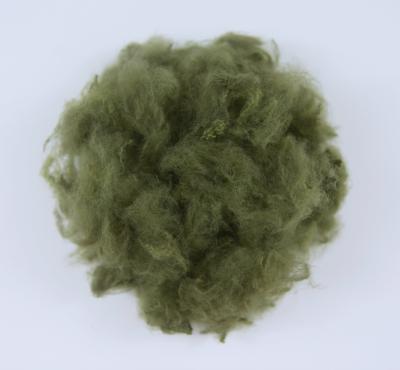 China Recycled PET Staple Fiber 3D 32mm Superfine Microfiber Antipilling for Spinning for sale