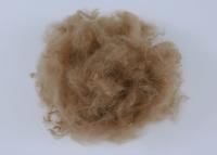 China Dope Dyed Coffee Color Recycled Polyester Staple Fiber 1.5D 38mm for sale