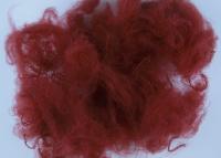 China Wine Red PSF Polyester Staple Fiber Bulk 3D*28MM With Free Samples for sale