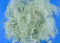 China 3D*36MM Beige Polyester Staple Fibre Flame Retardant With AA Grade for sale