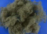 China Recycled Green Polyester Staple Fiber 8D 65mm for Automotive Nonwoven and Carpet for sale