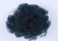 China 12D 65mm Automotive Recycled Polyester Staple Fiber Navy PET Fiber for Interior for sale