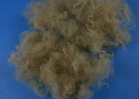 China 15D 65mm Automotive Recycled Polyester Staple Fiber Brown Dyed Flame Retardant for sale