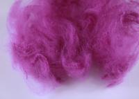 China Solid Style PSF Polyester Staple Fiber , Flame Retardant Recycled Pet Fiber for sale