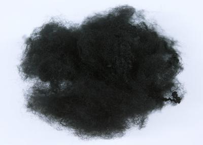 China Recycled Flame Retardant Polyester Fiber 6D 65mm Black PSF for Industrial Use for sale
