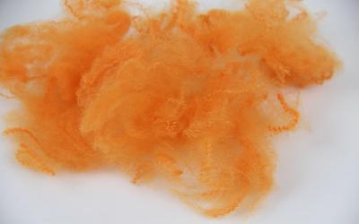 China Regenerated Dope Dyed Colored Polyester Staple Fiber 12D 64mm for Nonwoven Fabric for sale