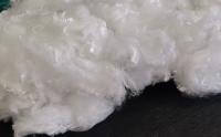 China 2.2dtex 38mm Biodegradable PLA Fiber Nonwoven White High Tenacity 3.52cN/dtex for sale