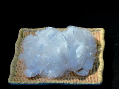China GRS Certified Regenerated Polyester Staple Fiber 1.4Dx38mm for Spinning PSF for sale