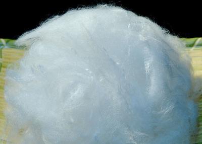 China PLA 1.2D 38mm Natural Anti-Bacterial Milk Fiber for Yarn Biodegradable Textile for sale