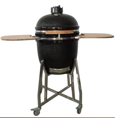 China 22 Inch Clay BBQ Ceramic Kamado Pellet Smoker for sale