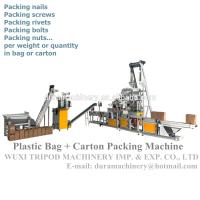 China Automatic Carton Packing Machine for Fasteners with 10bag/min Capacity and Easy Operation for sale