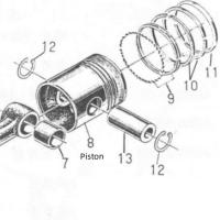 China New Piston with Part Code 495A-04009 for Agricultural Diesel Engine 496AG for sale