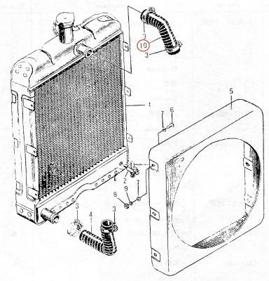 China 495AG Diesel Engine Spare Part Hose Outlet 495AG-00001 China 1kg for sale