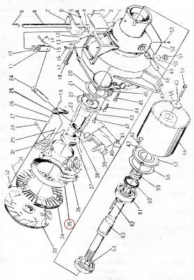 China 495AG Diesel Engine Spare Part Butterfly 495AG-15101 1kg Made in China for sale