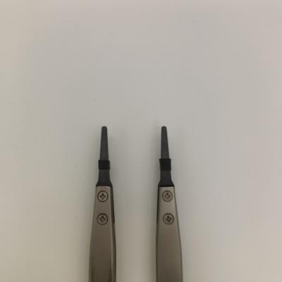 China ESD-249 ESD Replaceable Tip Stainless Steel Tweezers for sale